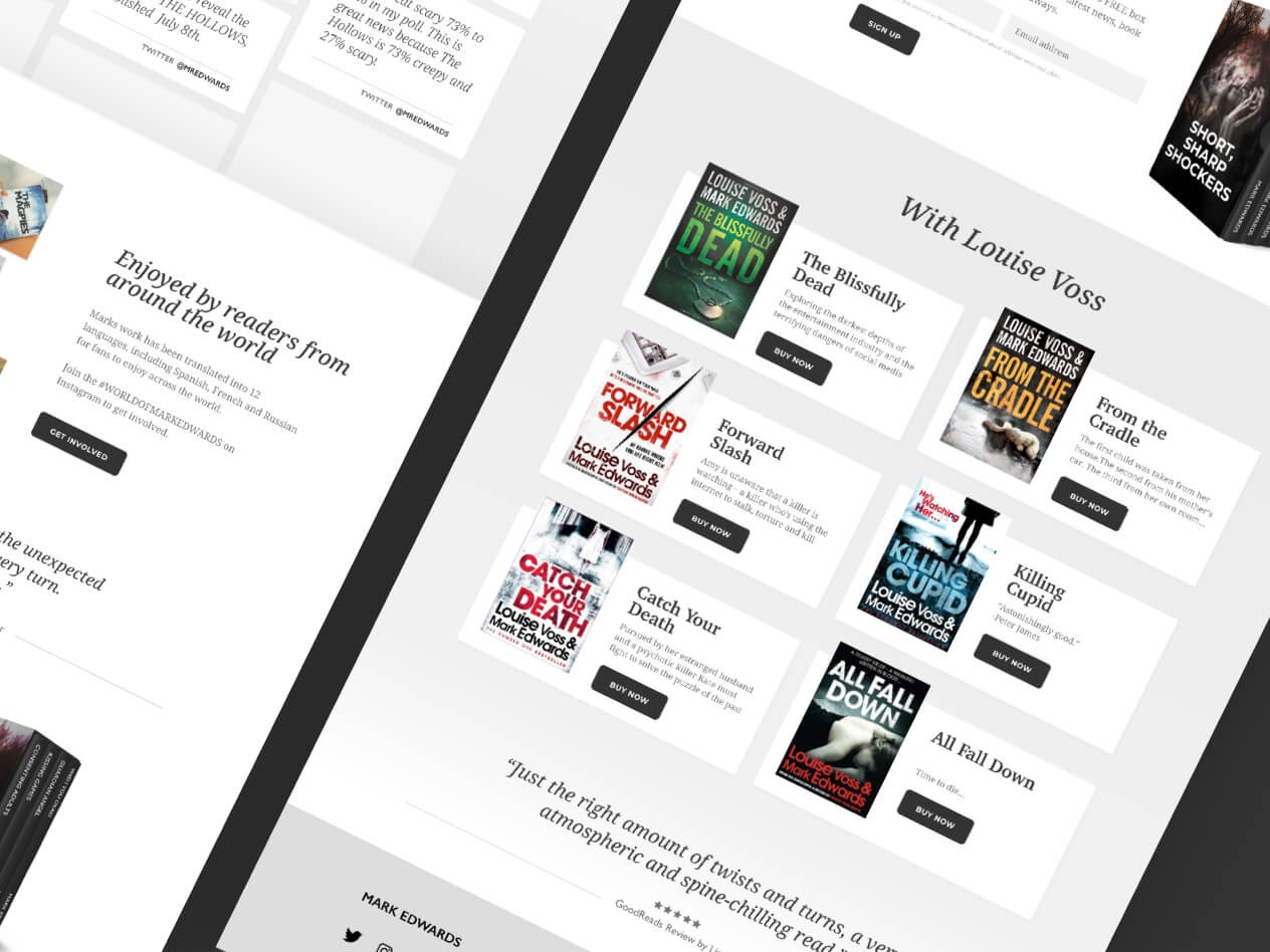 Crafting A Website For A Best-Selling Author | Kensa Web Agency
