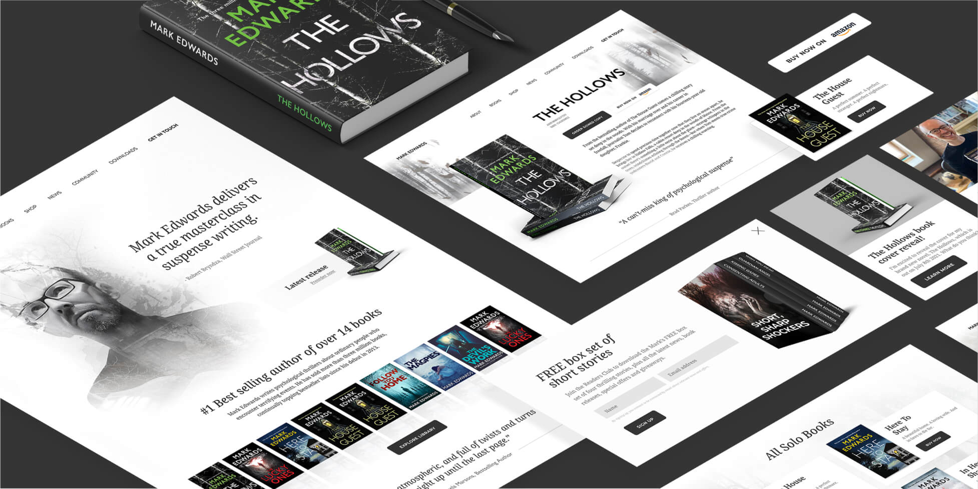 Crafting A Website For A Best-Selling Author | Kensa Web Agency