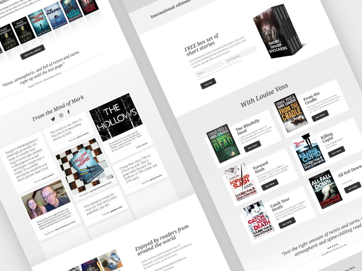 Crafting A Website For A Best-Selling Author | Kensa Web Agency