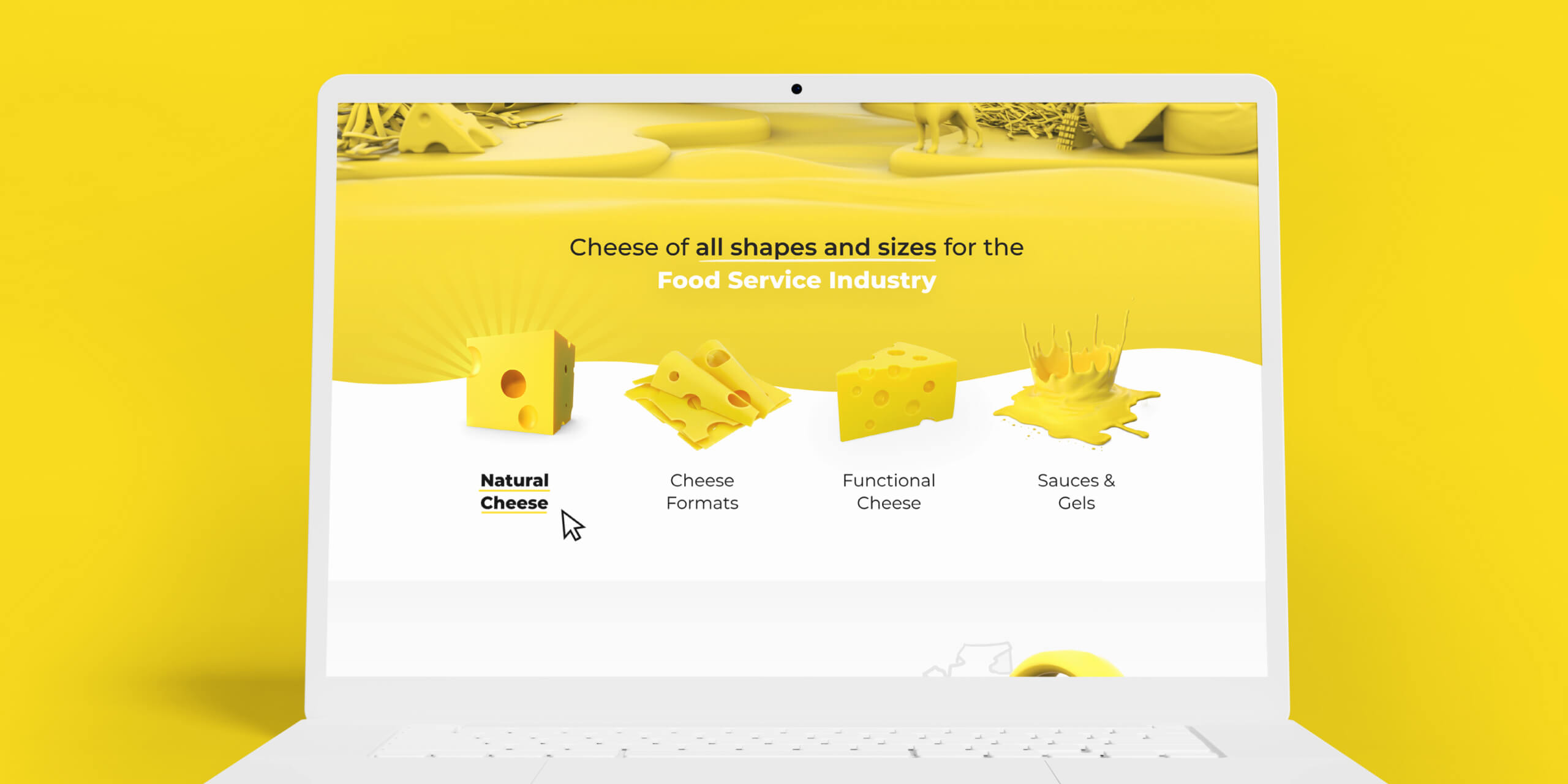 Bespoke Web Design | Bridge Cheese Project | Kensa Web Agency