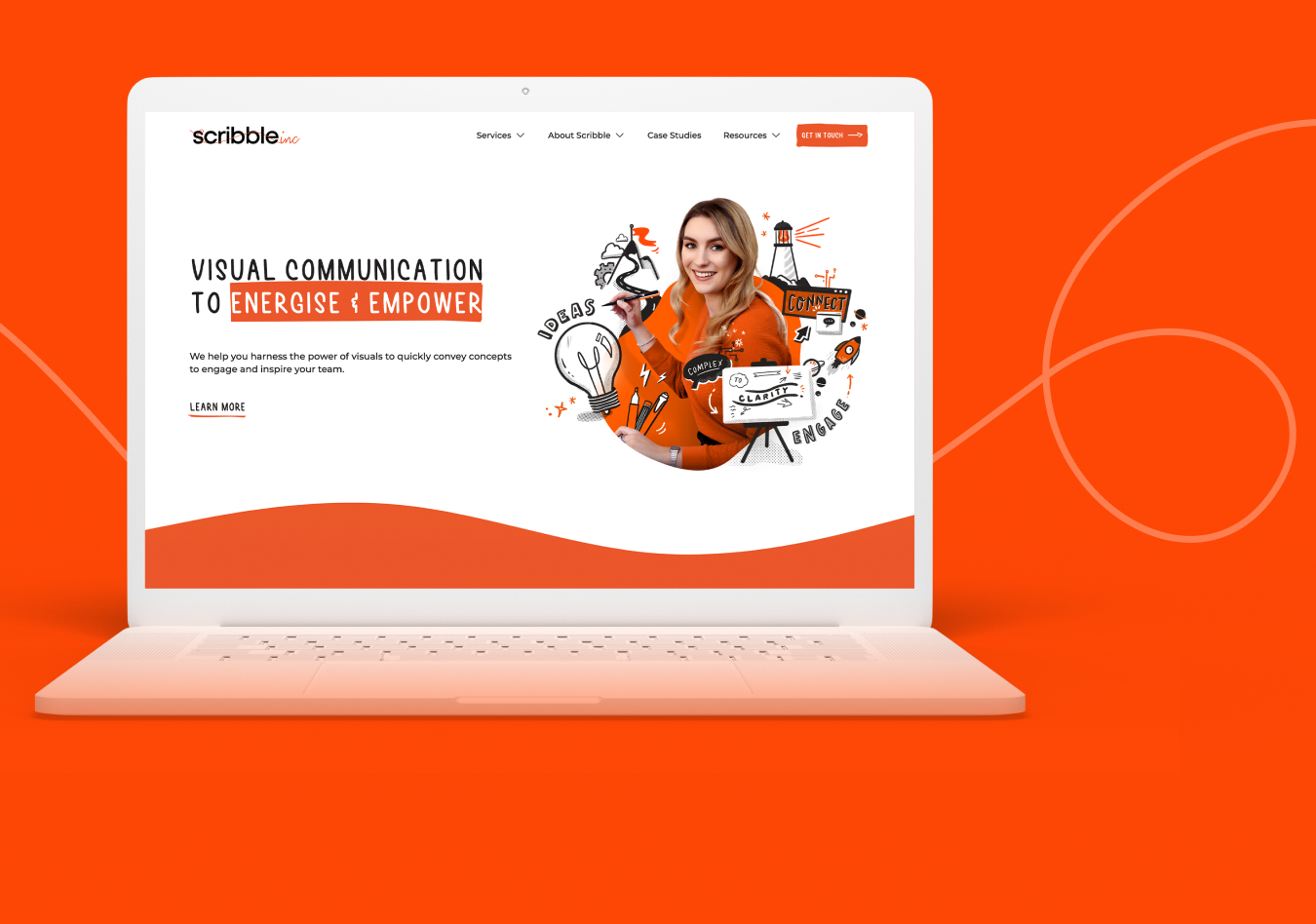 Artistic Website Design For Scribble | Kensa Web Agency Telford